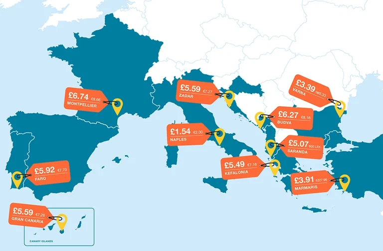 Aperol Spritz Index 2025: Wo das Sommergetränk am wenigsten kostet ...