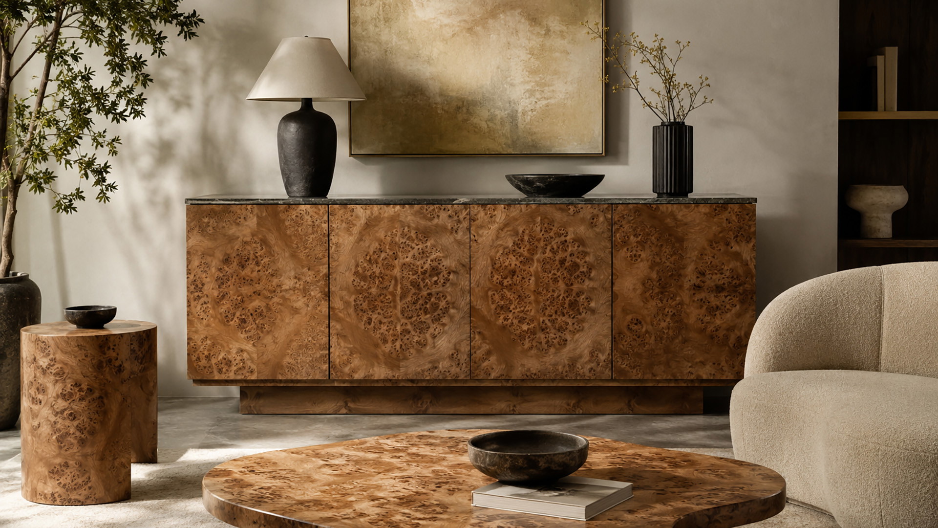 Wurzelholz im Interior Design: 5 Ideen für Räume mit Charakter ...